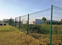 China Rectangle Post 4.5mm Dia V Mesh Security Fence 1.53m High for sale