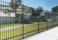 China Large Area Spliced Tubular Steel Fence For Big Property for sale
