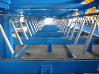 China Receiving Roof Sheets Automatic Stacking Machine With 12 Meters Effective Length for sale