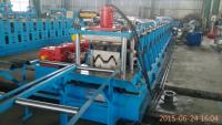 China 45KW Power High Speed Guardrail Roll Forming Machine Two Waves for sale