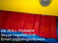 China Trapezoid Roof Panel Roll Forming Machine For Indian Market CE for sale