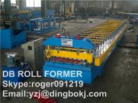 China Trapezoid Roof Panel Roll Forming Machine For Indian Market CE for sale
