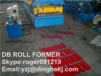 China Trapezoidal Roof Steel Tile Forming Machine With Chain Transmission for sale