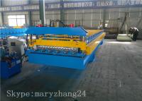China 380V 50Hz 840 Roof Tile Corrugated Roll Forming Machine With Colored Steel Plate for sale