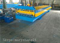 China 380V 50Hz 840 Roof Tile Corrugated Roll Forming Machine With Colored Steel Plate for sale