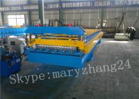 China 380V 50Hz 840 Roof Tile Corrugated Roll Forming Machine With Colored Steel Plate for sale