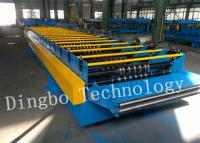 China Roof Tile Corrugated Roll Forming Machine Color Steel Plate , 380V 50Hz for sale