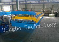 China Roof Tile Corrugated Roll Forming Machine Color Steel Plate , 380V 50Hz for sale