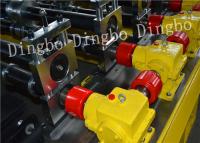 China 380V 50Hz Steel Tile Roll Forming Machine with PLC Compture Control System / Cr12mov Blade for sale