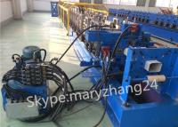 China 7.5kw Main Motor Downspout Roll Forming Machine Controlled by PLC with Hydraulic System for sale