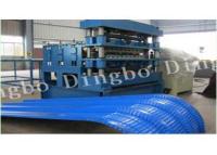 China Hydraulic Crimping Machine with 1kw Servo Motor for Formed Corrugated Sheets into Horizontal Stripes for sale