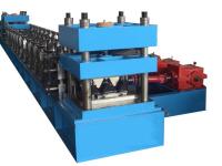 China PLC GuardRail Roll Forming Machine With GCR15 Bearing Steel For Highways for sale