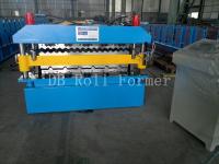 China 5.5KW Galvanized Steel Sheet Double Layer Roll Forming Machine for IBR and Corrugated for sale