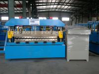 China 380V 50Hz 840 Roof Tile Corrugated Roll Forming Machine With Colored Steel Plate for sale