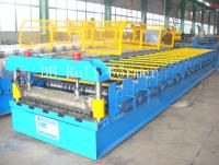 China Roof Tile Corrugated Roll Forming Machine with Comuter Control System for Shelving , HVAC for sale