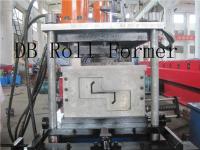China Flatness Z Purlin Roll Forming Machinery With 15 Rows Rollers for sale