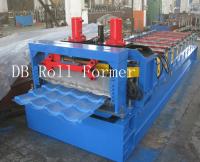 China Steel Tile Roll Forming Machinery 5.5KW With Hydraulic Control System for sale