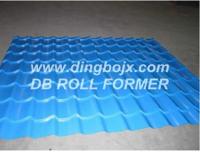 China Steel Tile Roll Forming Machinery 5.5KW With Hydraulic Control System for sale
