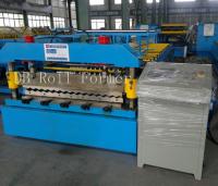 China Steel Tile Roll Forming Machine 18 Groups Rollers / Hydraulic Control System for Fencing for sale