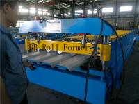 China 7.5kw High Speed Metal Roof Roll Forming Machinery with Man-made Uncoiler for Lighting for sale