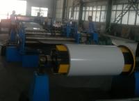 China Semiautomatic 380V / 3PH Steel Slitting Line Machinery With Hydraulic Tension Station for sale