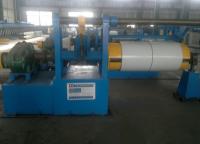 China Semiautomatic 380V / 3PH Steel Slitting Line Machinery With Hydraulic Tension Station for sale