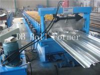 China Colored Steel Plate / Galvanized Board Floor Deck Roll Forming Machine With 30 Groups Rollers for sale