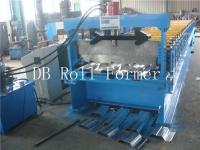 China High Speed Running Customized Sheet Metal Decking Roll Forming Machine Controled by PLC System for sale