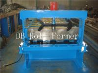 China 18.5kw Easy Operation Floor Deck Roll Forming Machine For Galvanized Steel Sheet for sale