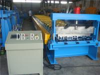 China 18.5kw Easy Operation Floor Deck Roll Forming Machine For Galvanized Steel Sheet for sale