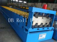 China Customized Sheet Metal Decking Roll Forming Machine Controled by PLC System for sale