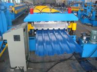 China 380V 50Hz High Speed Metal Roof Panel Roll Forming Machine With Hydraulic Control System for sale