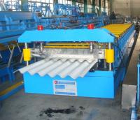 China 380V Sandwich Panel Line Corrugated Roof Panel Roll Forming Machine With Hydraulic Control System for sale