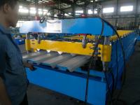 China Roofing Sheet Roll Forming Machine With Speed 10 - 15m / min For Construction Material for sale