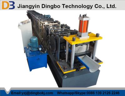 China Gutter Cold Roll Forming Machines For Portable Half Round Rainwater Valley for sale