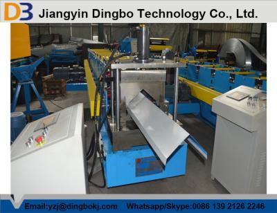 China Mould Hydraulic Cutting Color Steel Ridge Cap Making Machine for sale