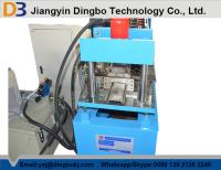 China Colored Steel Roller Shutter Door Roll Forming Machine With Chain Transmission for sale