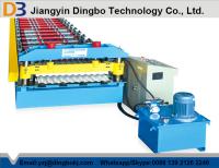 China Press Foming Cutting Corrugated Roll Forming Machine With Galvanized Board for Fencing for sale