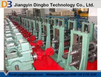 China Color Steel Metal Storage Rack Making Machine With Gear Box Transmission for sale