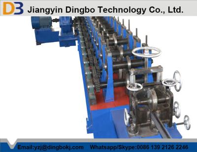 China Adjustable Racking Roll Forming Machine With Manual Uncoiler 6~8m/Min for sale