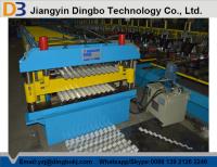 China Roof Tile Corrugated Roll Forming Machine with Comuter Control System for Shelving , HVAC for sale