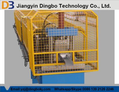China 50Hz 3 phase Colored Steel Seamless Gutter Machine ISO SGS CE for sale