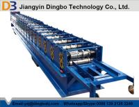 China 380V Gutter Roll Forming Machine / Color Steel Metal Roll Former Omron Encoder for sale