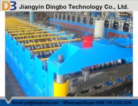 China 5.5kw Roof Panel Roll Forming Machine with Touch Screen PLC Control System for sale