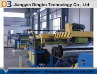 China Down Pipe Cut To Length Steel Slitting Line / Sheet Metal Slitter Machine 10m-15m/Min for sale