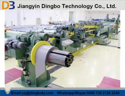 China Hydraulic Tension Station Steel Slitting Line / Cut To Length Machine for sale