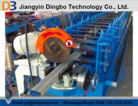 China 7.5kw Main Motor Downspout Roll Forming Machine Controlled by PLC with Hydraulic System for sale