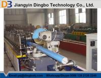 China 7.5kw Main Motor Power Downspout Roll Forming Machine Controlled by PLC for sale