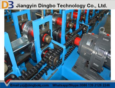 China Flatness Z Purlin Roll Forming Machinery With 15 Rows Rollers for sale