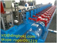 China Guide Pillar Beam Purlin Roll Forming Machine Gearbox Driven for sale